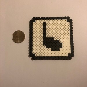 Nintendo Perler Bead 8-bit Pixel Art of a Music Note Block From Super ...
