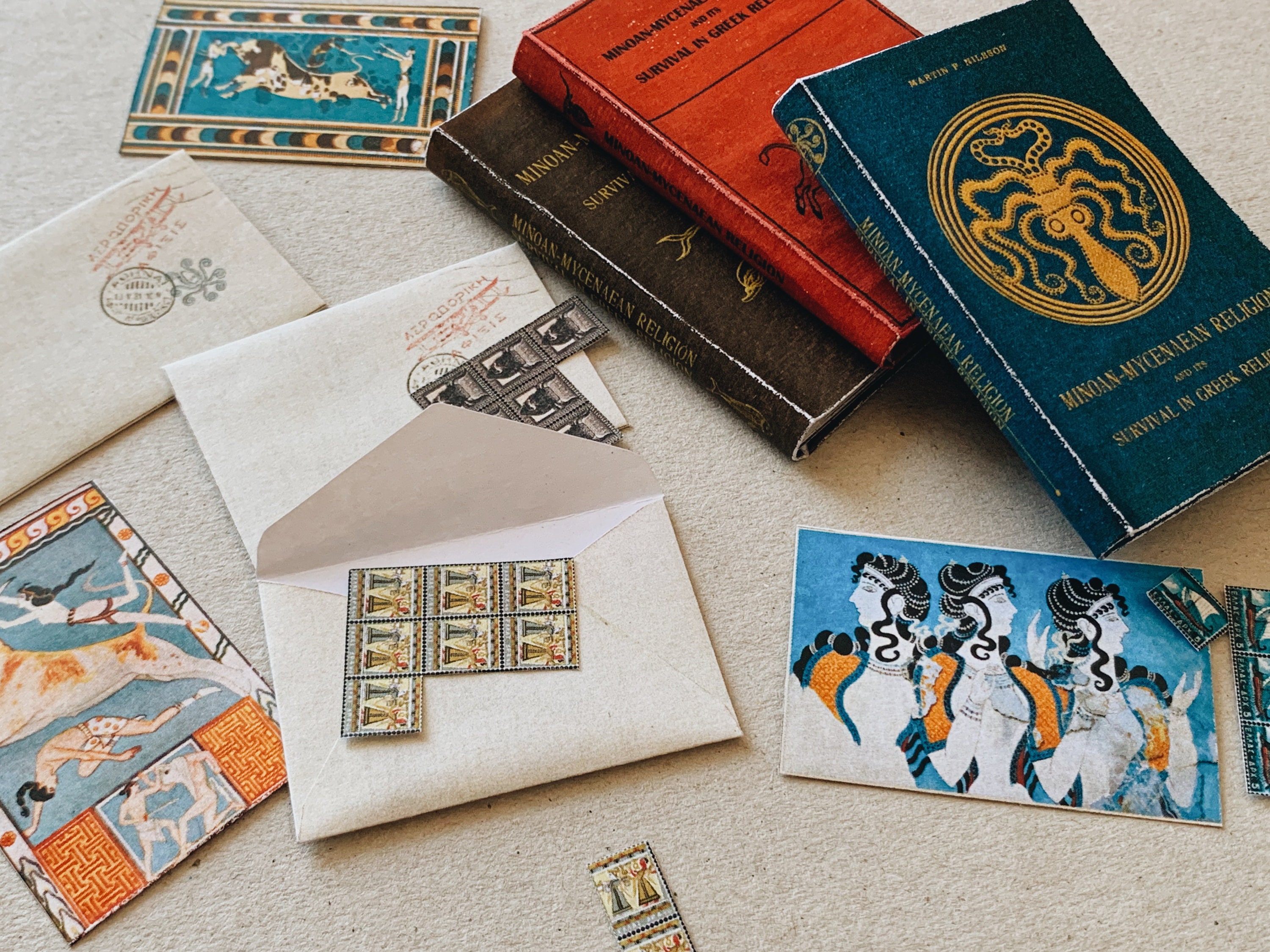 Minoan-mycenaean Religion Mini BJD Doll Printable Digital - Etsy