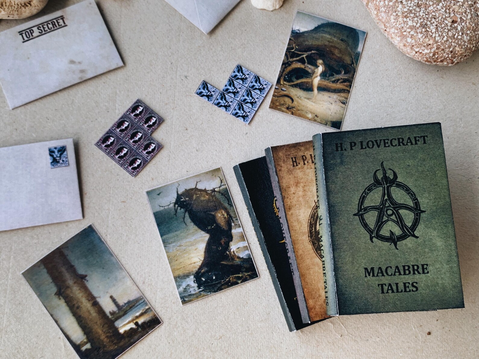 Mini BJD Doll Printable Book Macabre Tales by H.P. Lovecraft, BOOK II ...