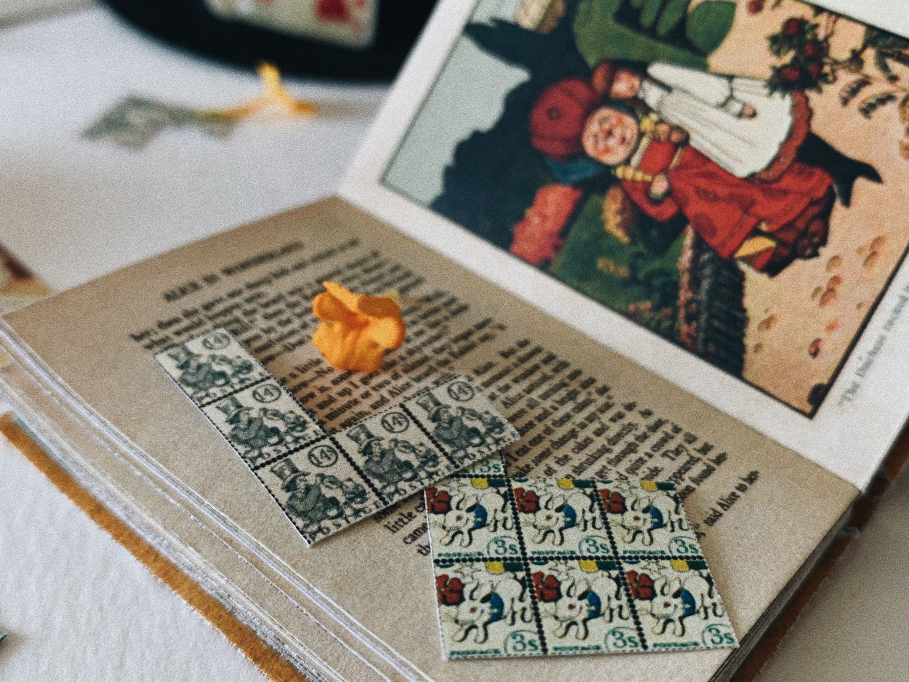 Mini BJD Doll Book Printable Alice's Adventures in Wonderland, SET B ...