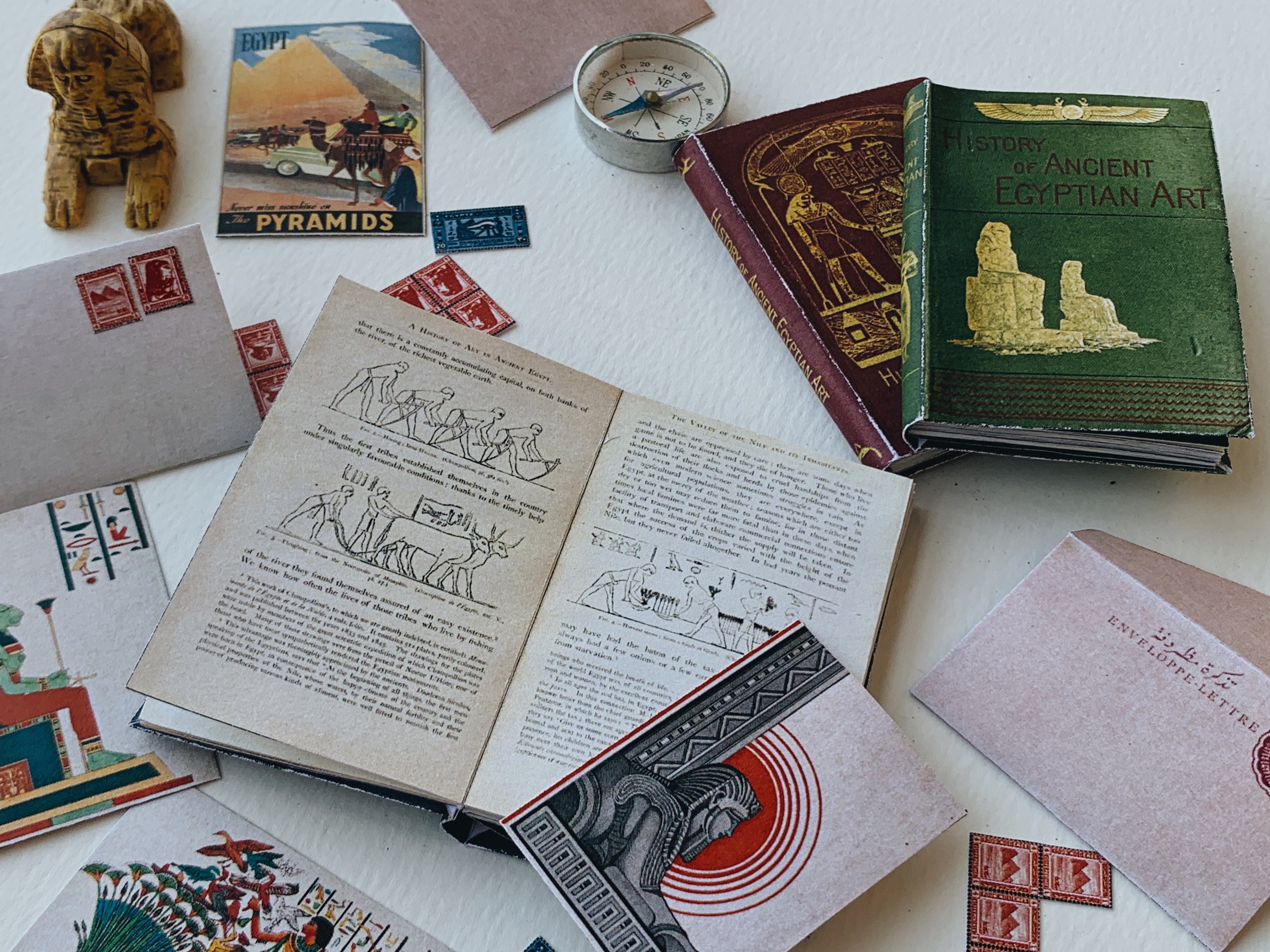 History of Ancient Egyptian Art Mini Book, BJD Doll Printable Digital ...