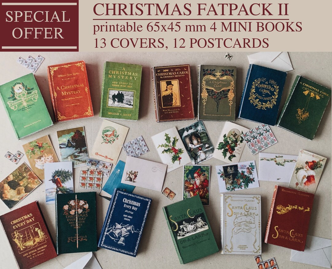 Special Offer: Printable Christmas Tiny Books Fatpack VOL2 Digital ...