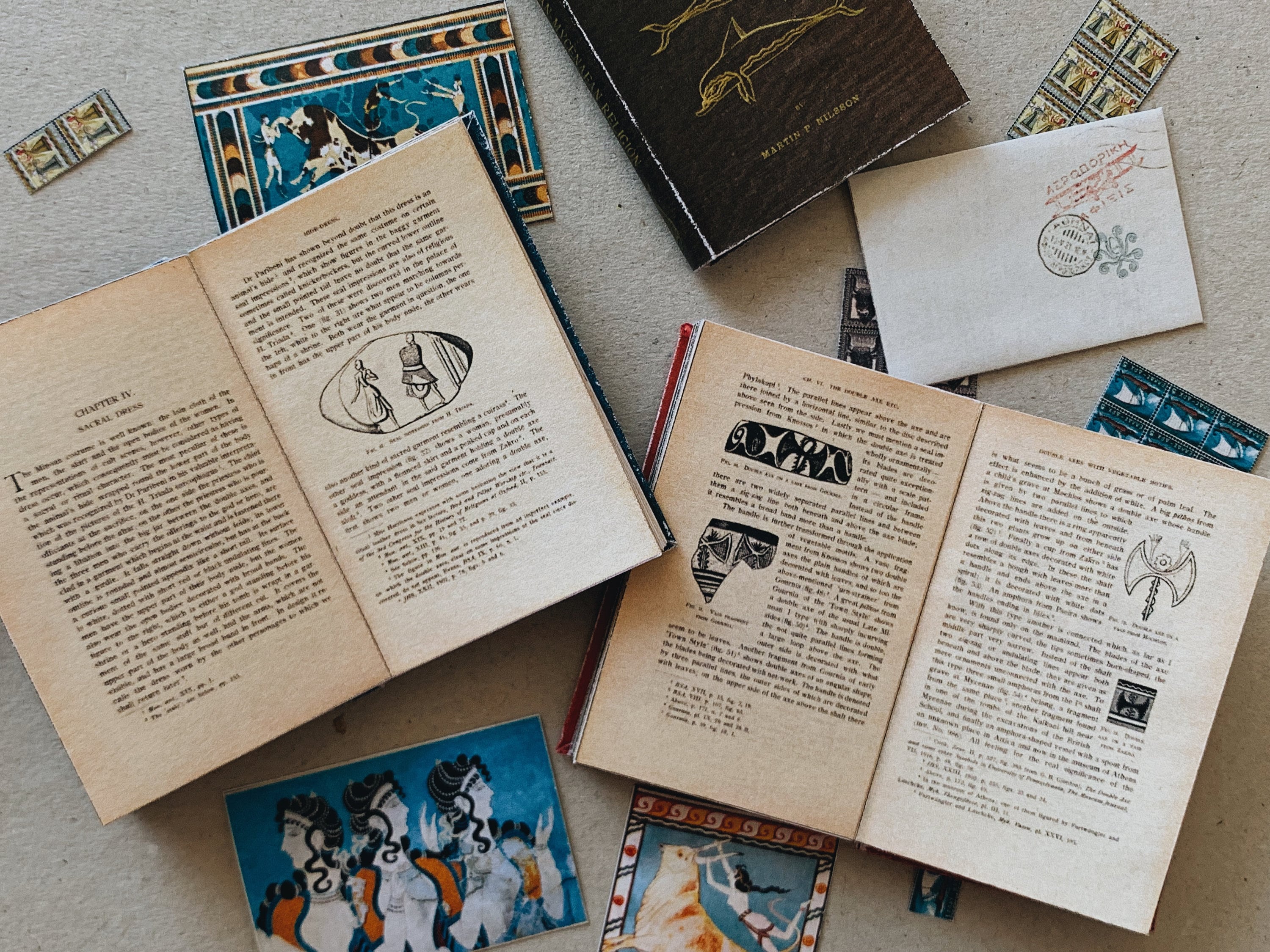 Minoan-mycenaean Religion Mini BJD Doll Printable Digital Download ...