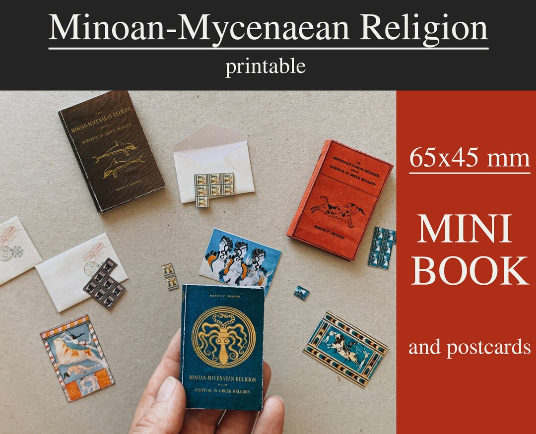 Minoan-mycenaean Religion Mini BJD Doll Printable Digital Download ...