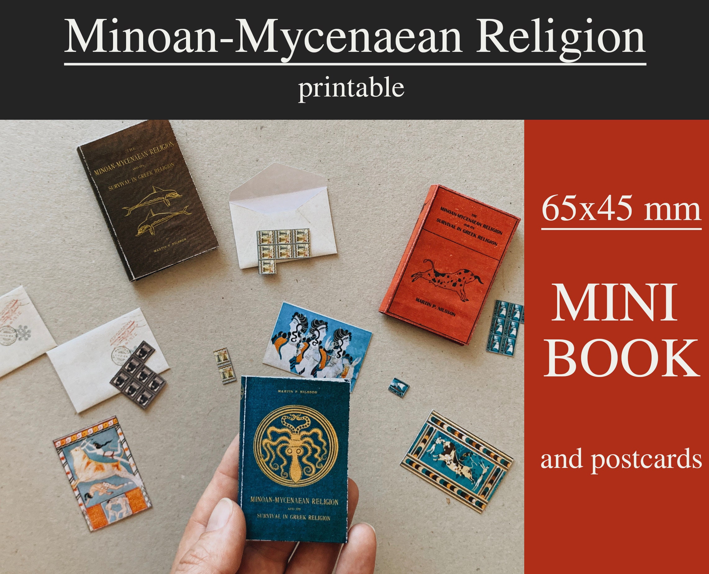 Minoan-mycenaean Religion Mini BJD Doll Printable Digital Download ...