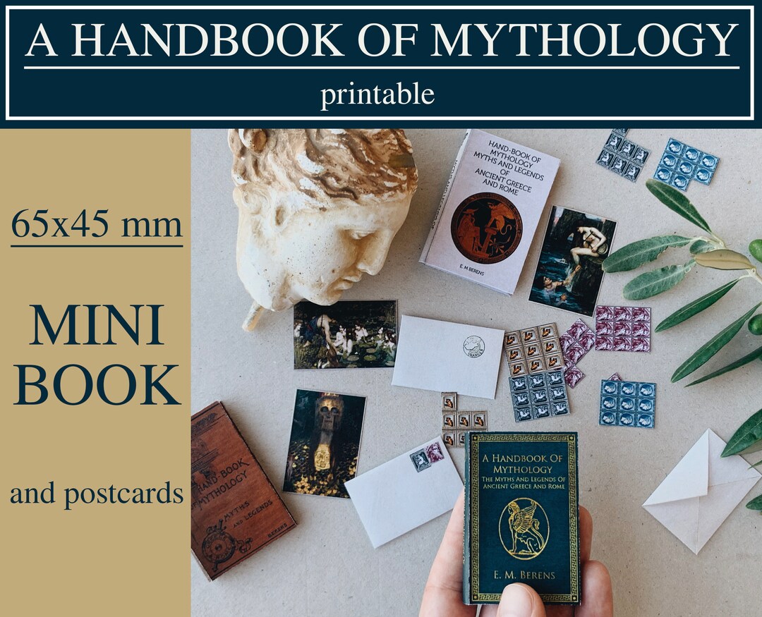 A Handbook of Mythology Mini BJD Doll Printable Digital Download ...