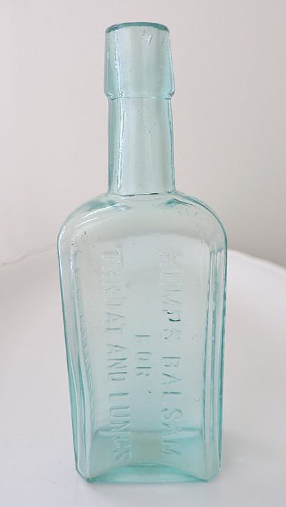 Antique Elixir Medicine Bottle Kemps Balsam for Throat & Lungs - Etsy UK