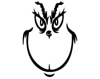Grinch Window Decal - Etsy