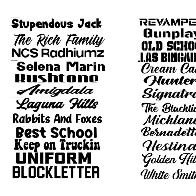 Lettering Decal - Etsy