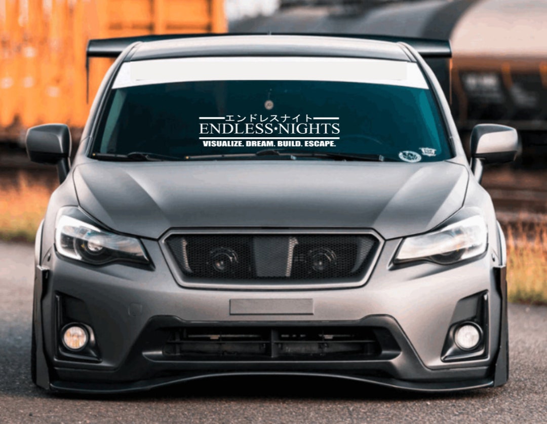 Endless Nights Japanese Decal Sticker / JDM Drift Stance Anime ...