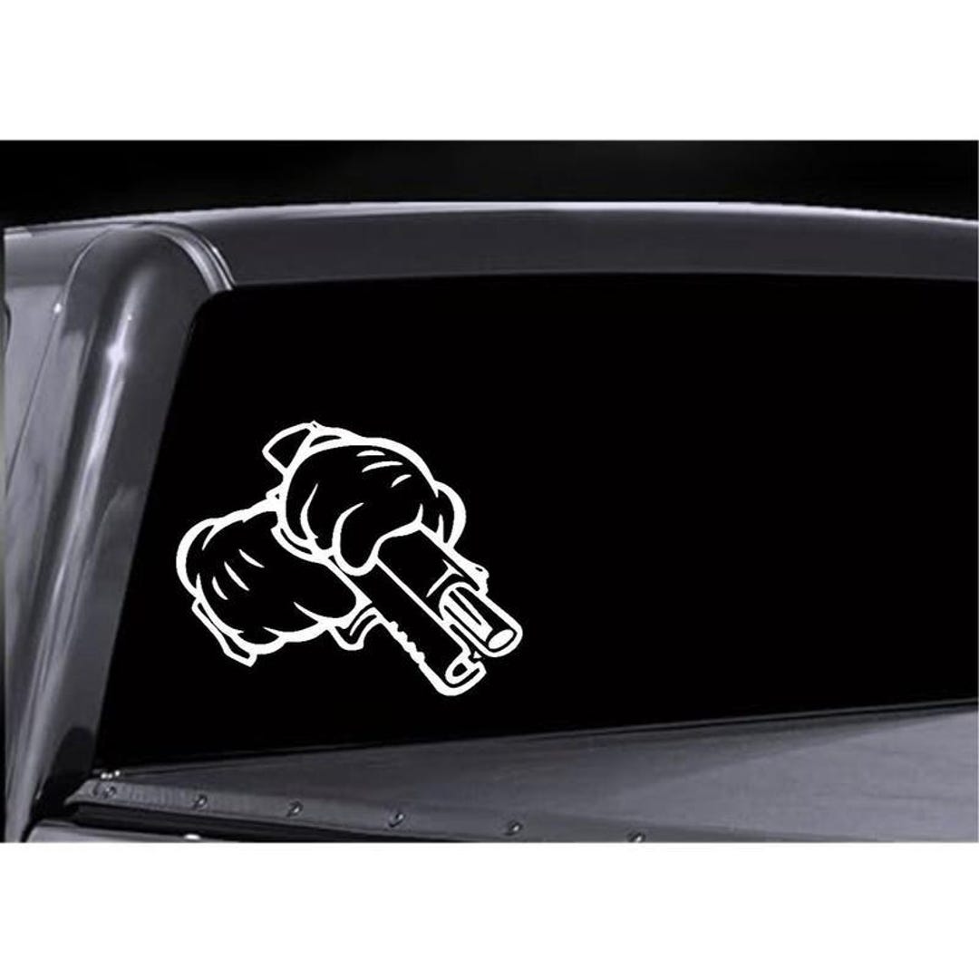 Gangster Gloves Decal 2A Vinyl Sticker Car Window Truck Laptop - Etsy