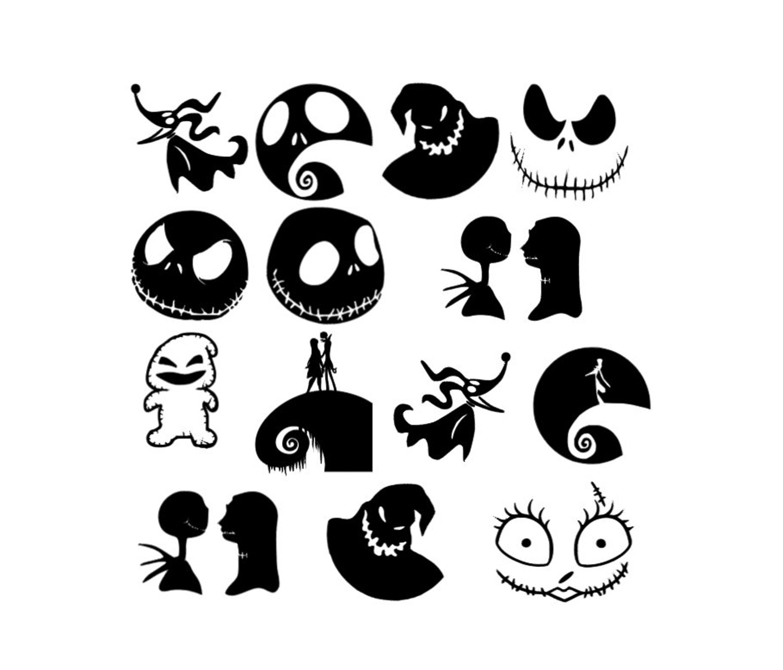 Nightmare Before Christmas Decals - Etsy