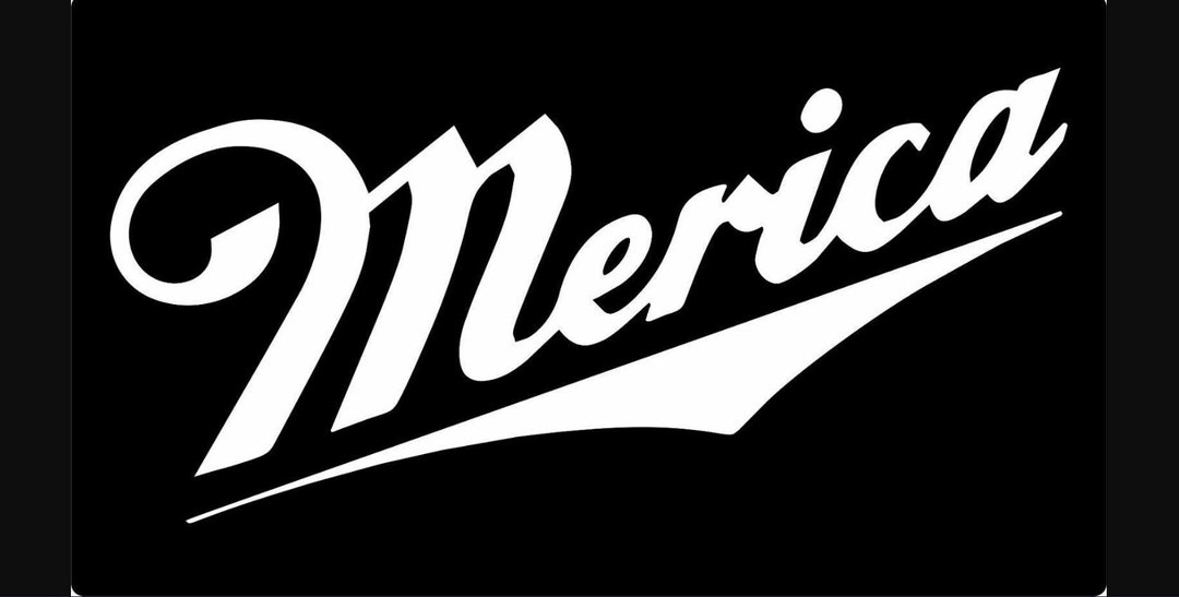 MERICA Funny America USA Flag Jeep Vinyl Decal Sticker Car - Etsy