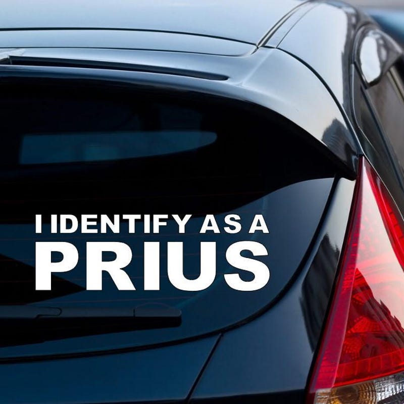 Identify as Car Decal - Etsy