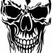 SKULL Vinyl Decal sticker for Car Truck Motorcycle Bumper - Etsy