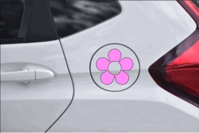 Bumper Sticker Flower Decal Floral Stickerscar Stickers - Etsy