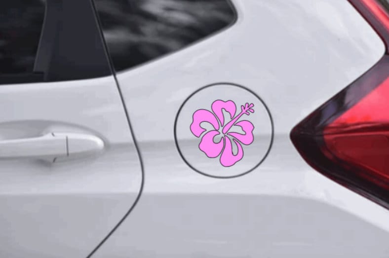 Bumper Sticker Flower Decal Floral Stickerscar Stickers - Etsy