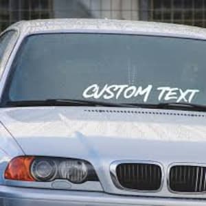 Custom Text Decal Sticker Vinyl Lettering Personalize Your Own Create ...