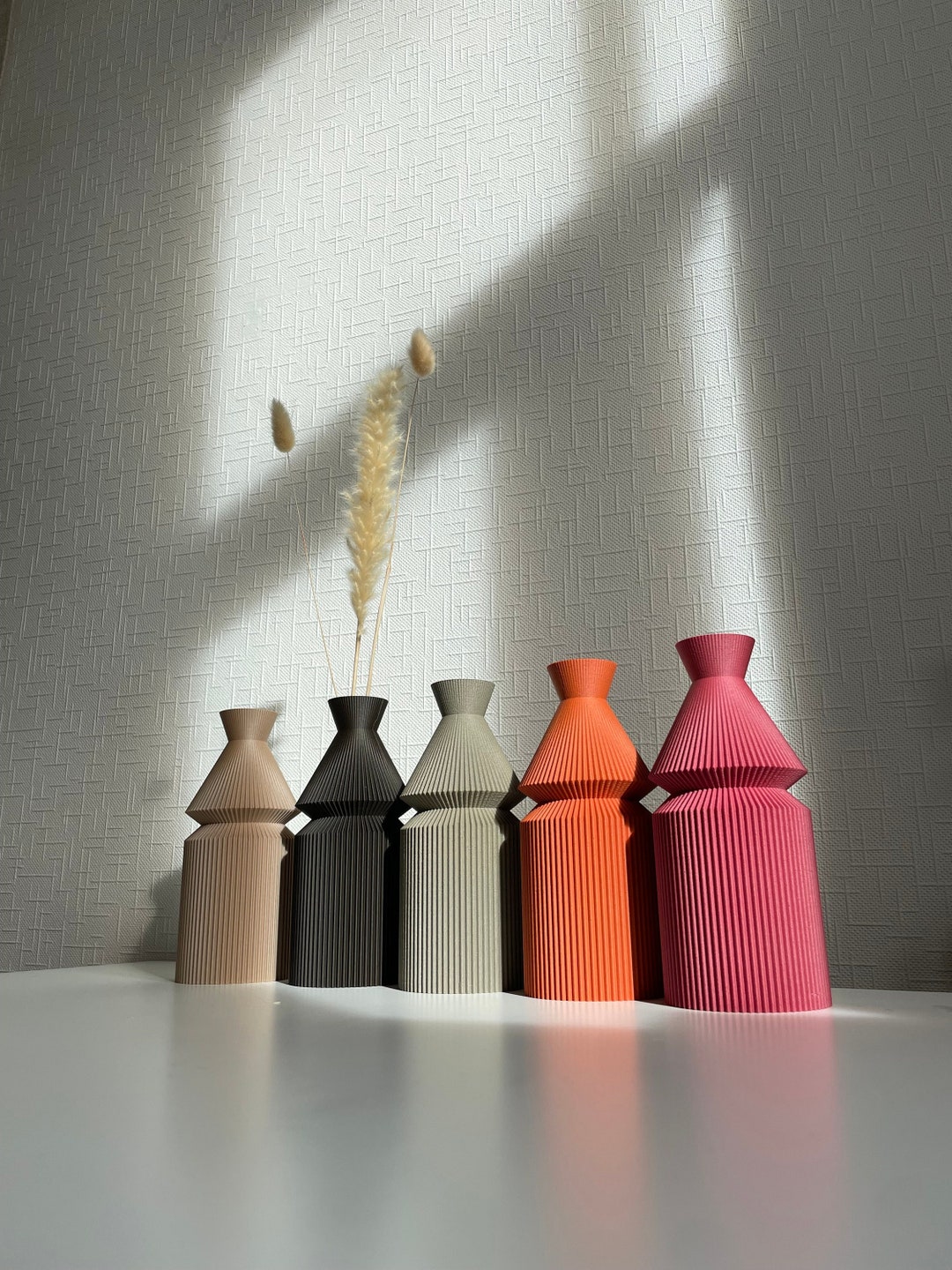 UKKU Vase for Dried Flowers Eco Friendly Home Decor From Recycled Wood ...