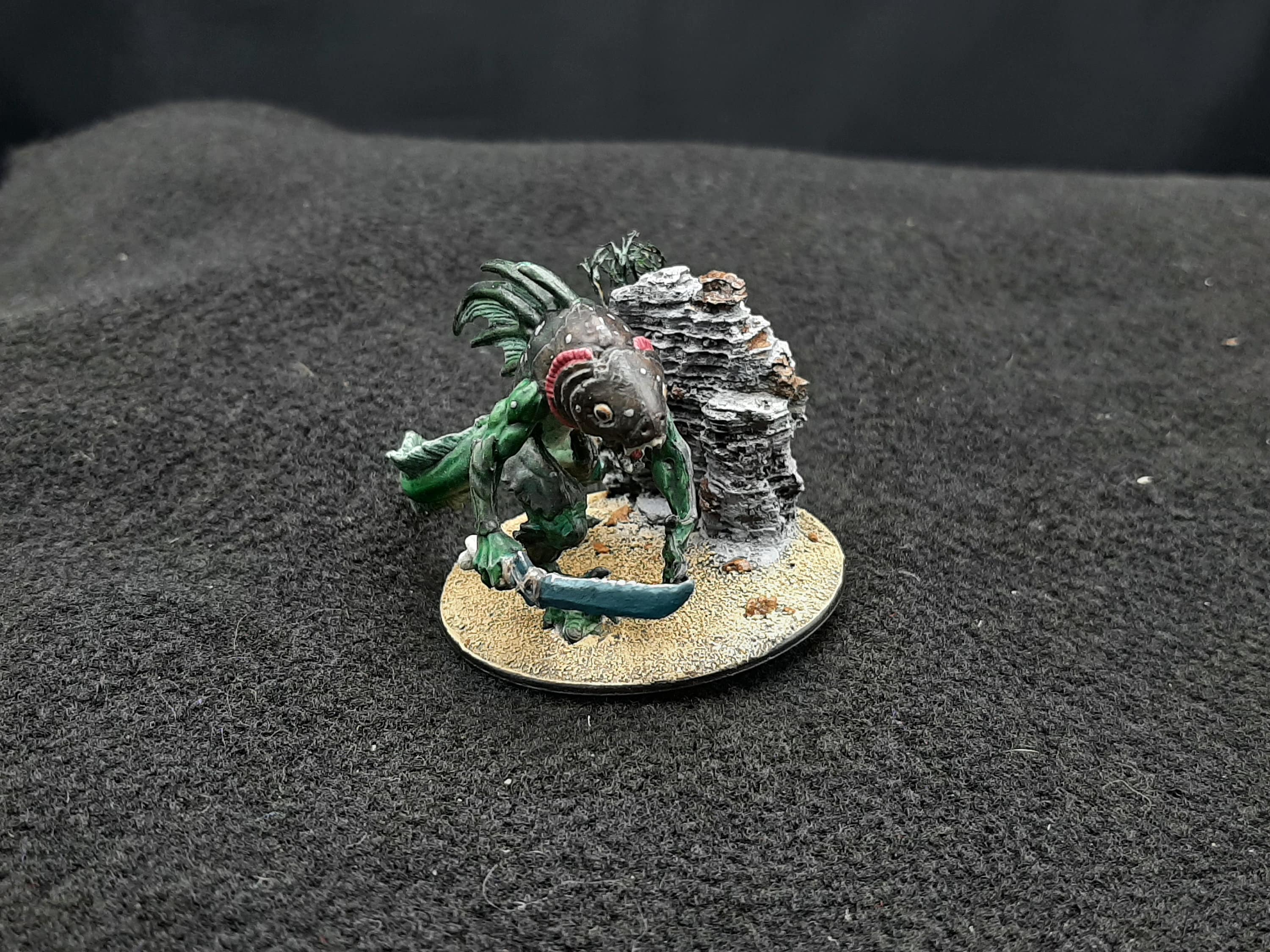 Hand-painted Reaper Bones Miniature: 77187 TIIK CHAMPION - Etsy