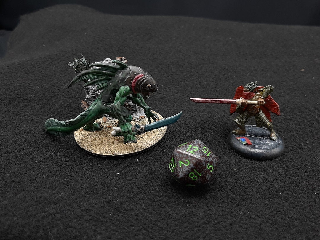 Hand-painted Reaper Bones Miniature: 77187 TIIK CHAMPION - Etsy