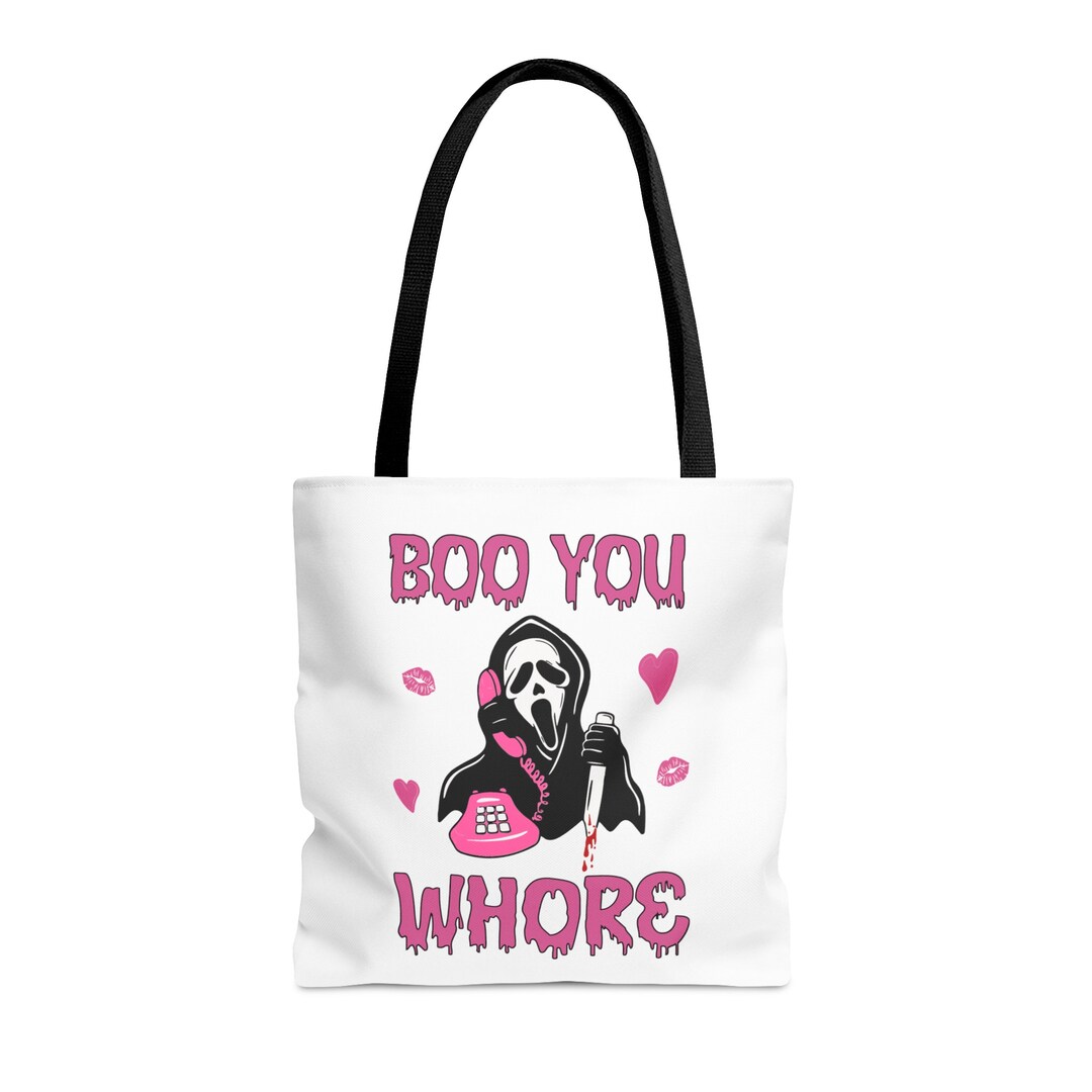 Scream Scary Movie Ghostface Purse Boo You Whore Mean Girls Tote Bag - Etsy