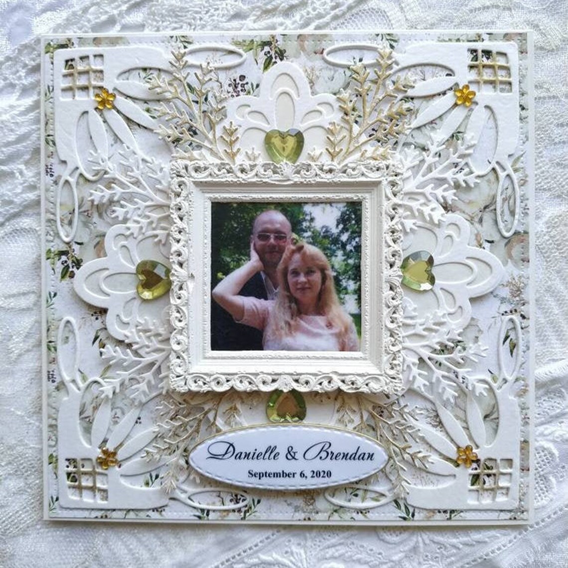 Personalized wedding card for daughter and son in law | Etsy