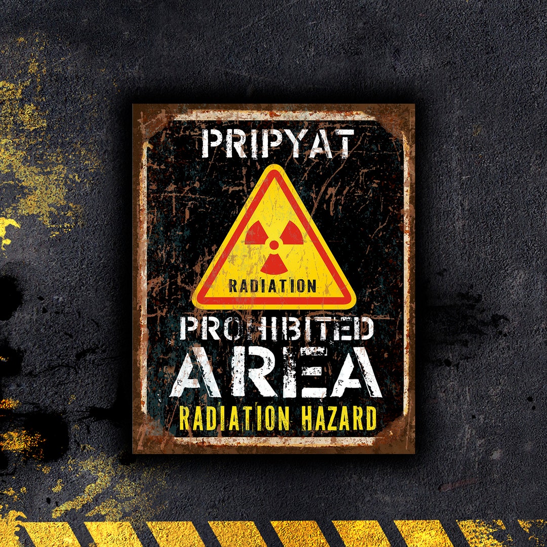 Chernobyl Sign Chornobyl Zone Chernobyl Zone Industrial - Etsy