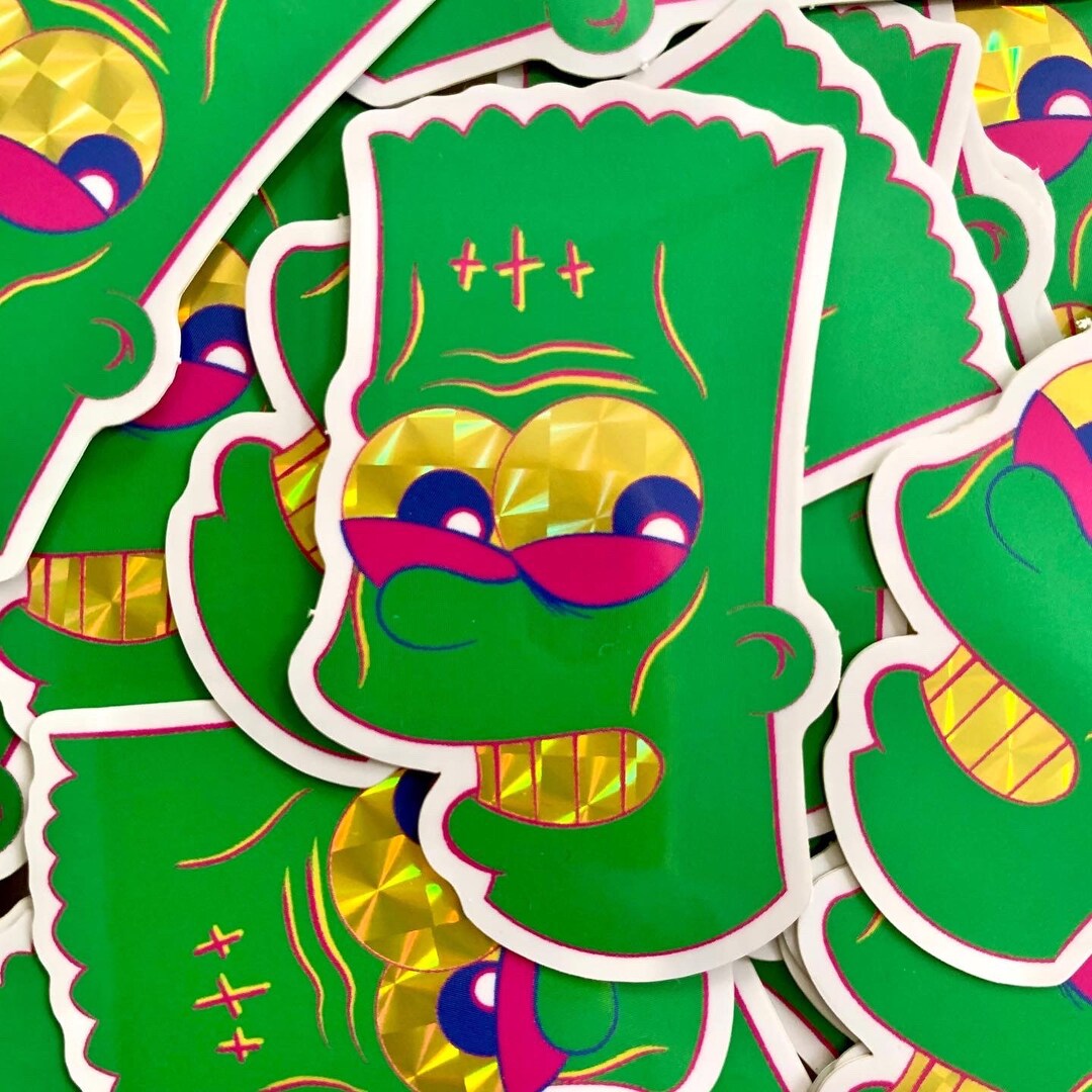 Bart Simpson - STICKER - Etsy