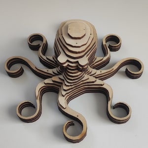 Octopus Laser Cut Octopus Svg Vector Octopus Cnc Router Cut Files ...