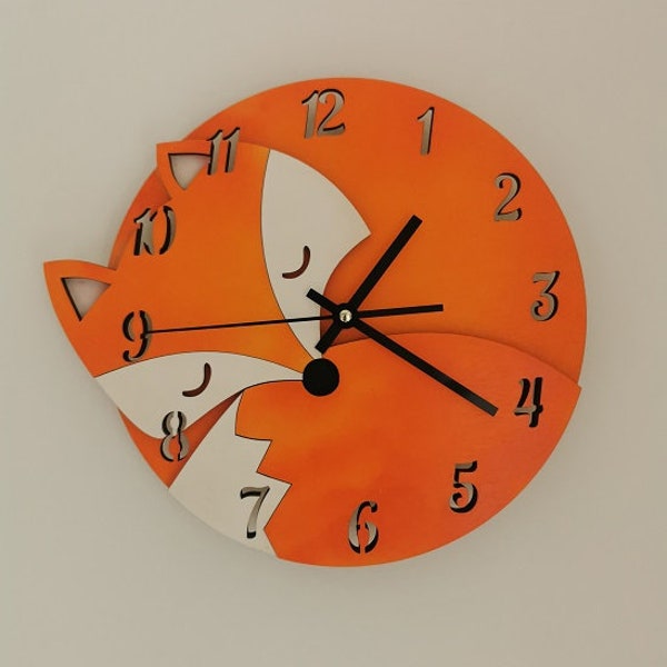 Children Wall Clock - Etsy