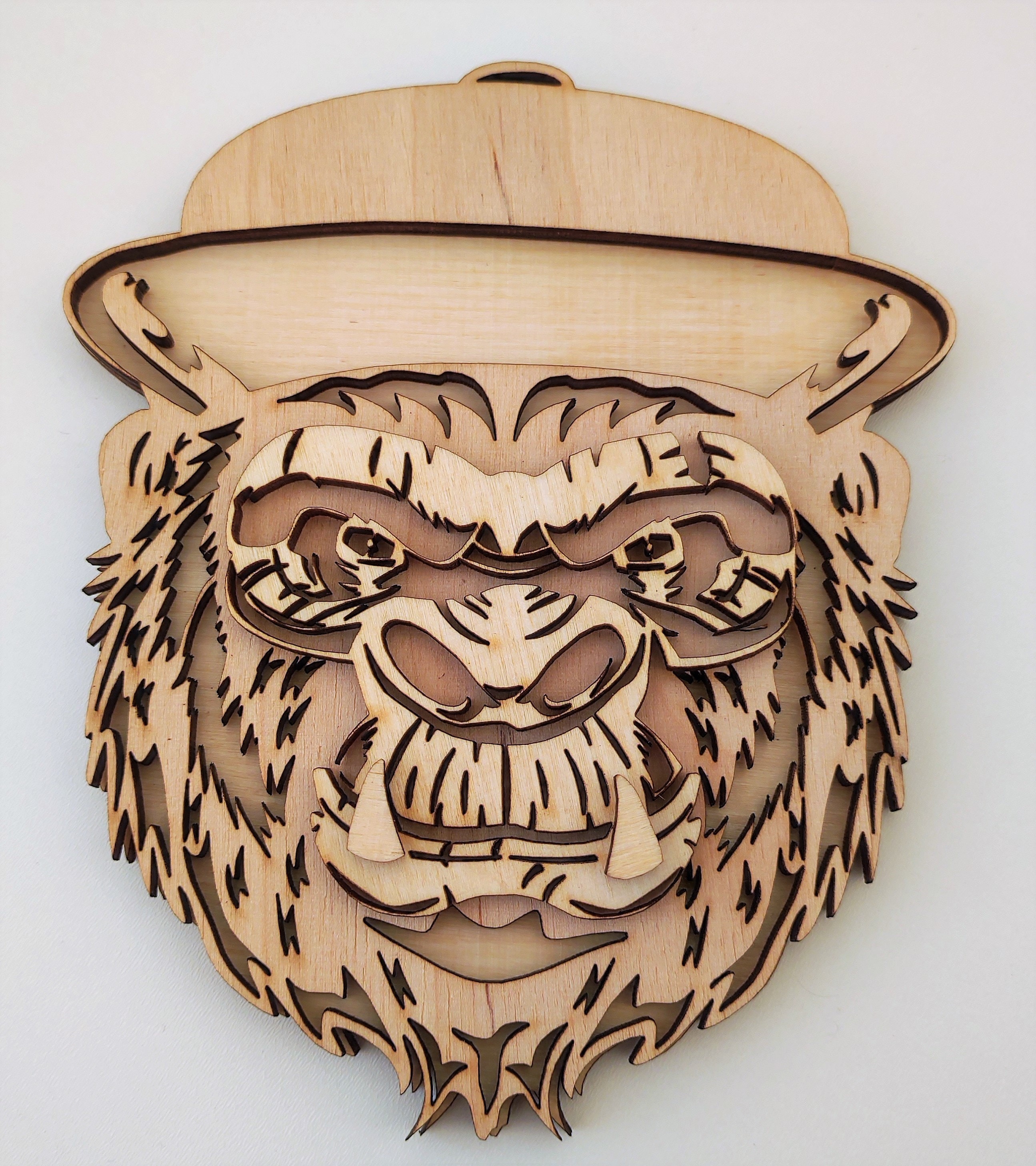 Gorilla Svg Laser Cut Files Svg Vector Cnc Router Cut Files Cnc Files Poulpe Laser Cut Instant