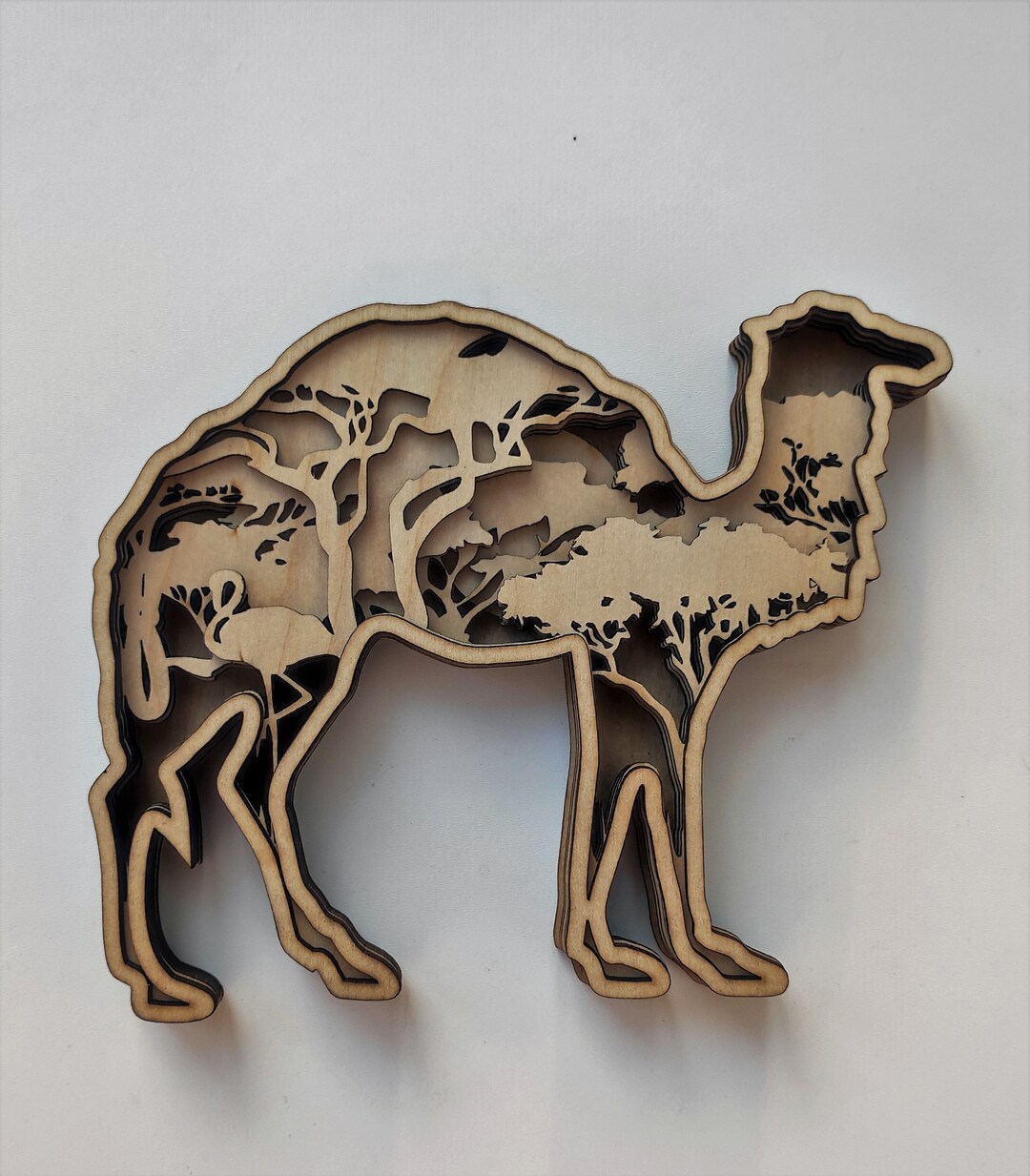 Camel Multilayer SVG Dxf 3D Laser Cut File for Glowforge Cricut ...