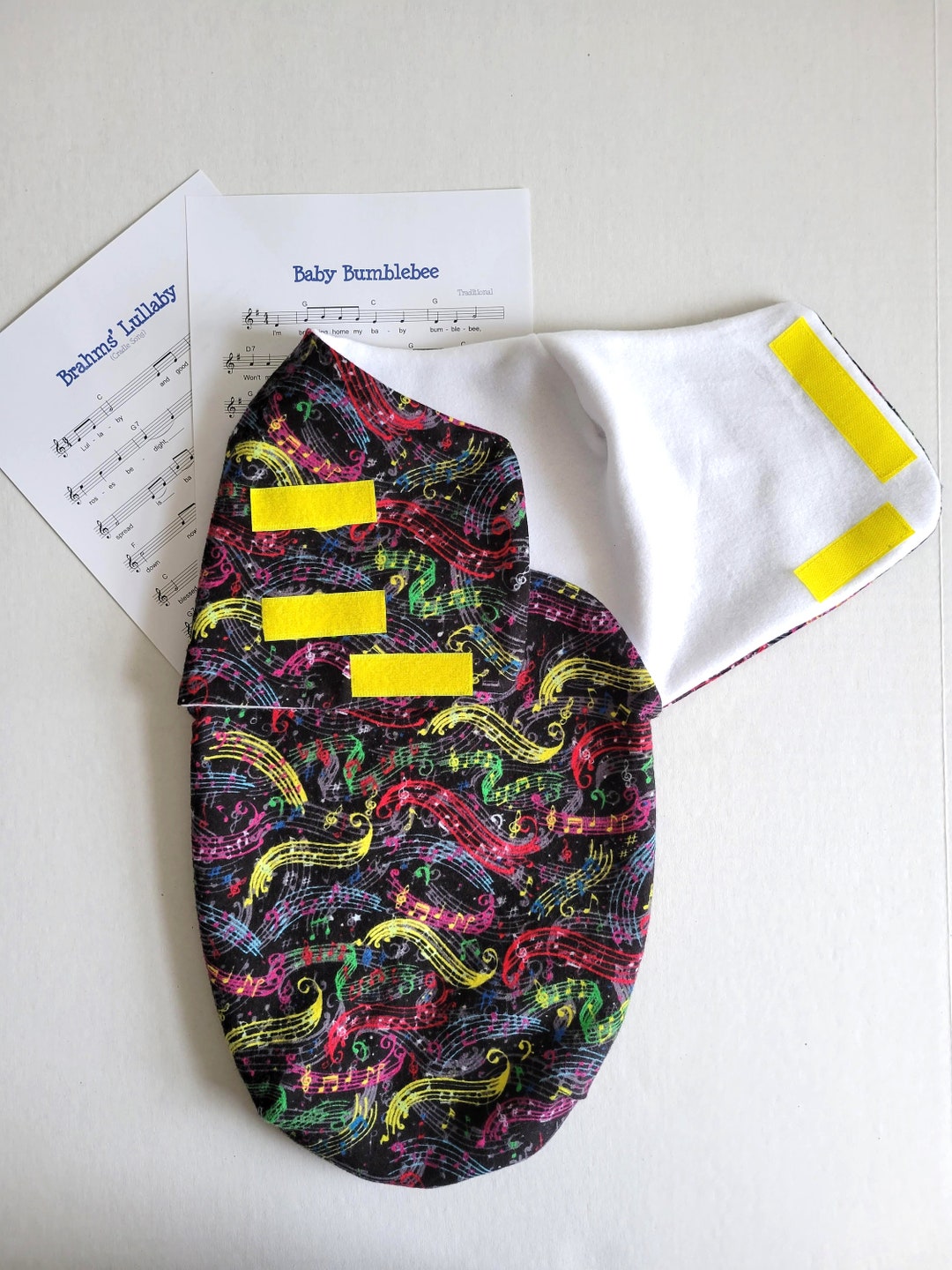 Music Note Baby Swaddle Sack, Baby Wrap, Musician, Singer, Music ...