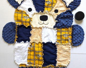 Koala Bear Baby Rag Quilt, Toddler Blanket, Koala Bear Baby Girl Gift ...