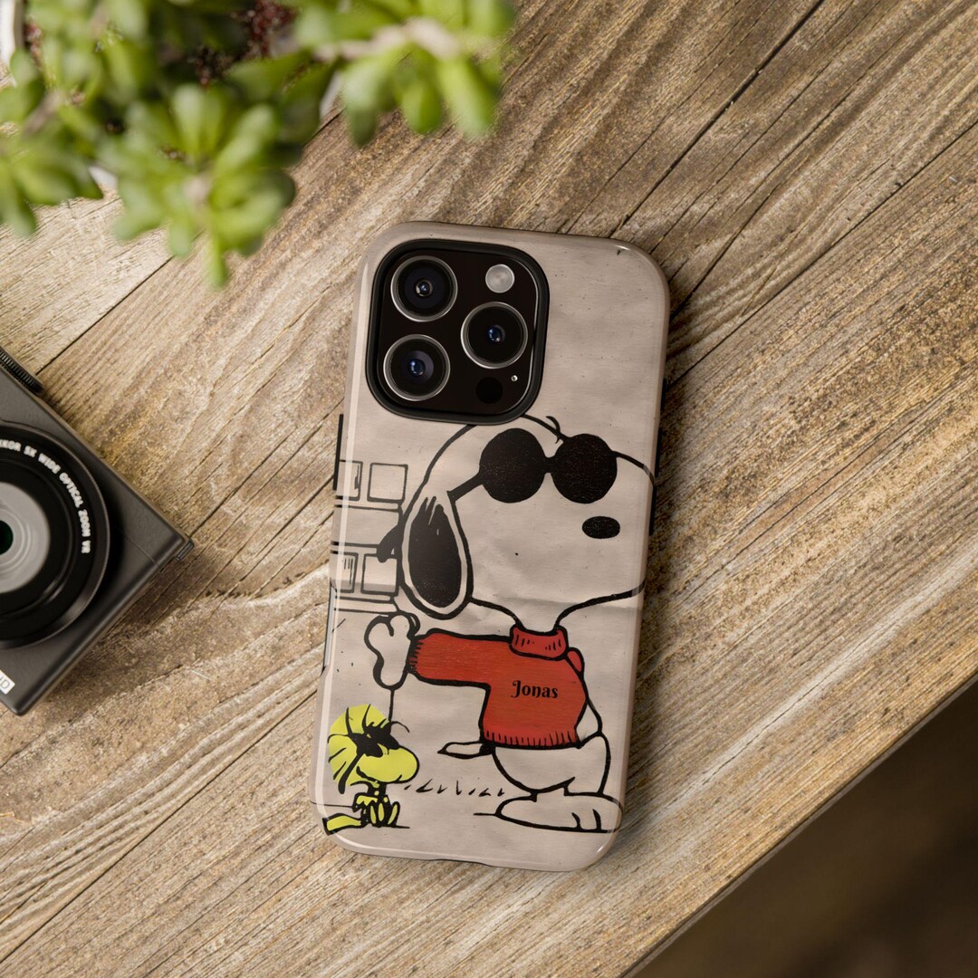 Snoopy Woodstock Phone Case Vintage Style Personalized With Name for ...