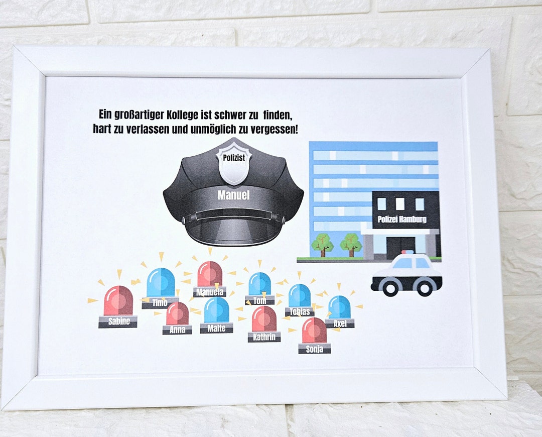 New Farewell Gift Colleague Colleague Boss Gift Farewell Police Fire ...