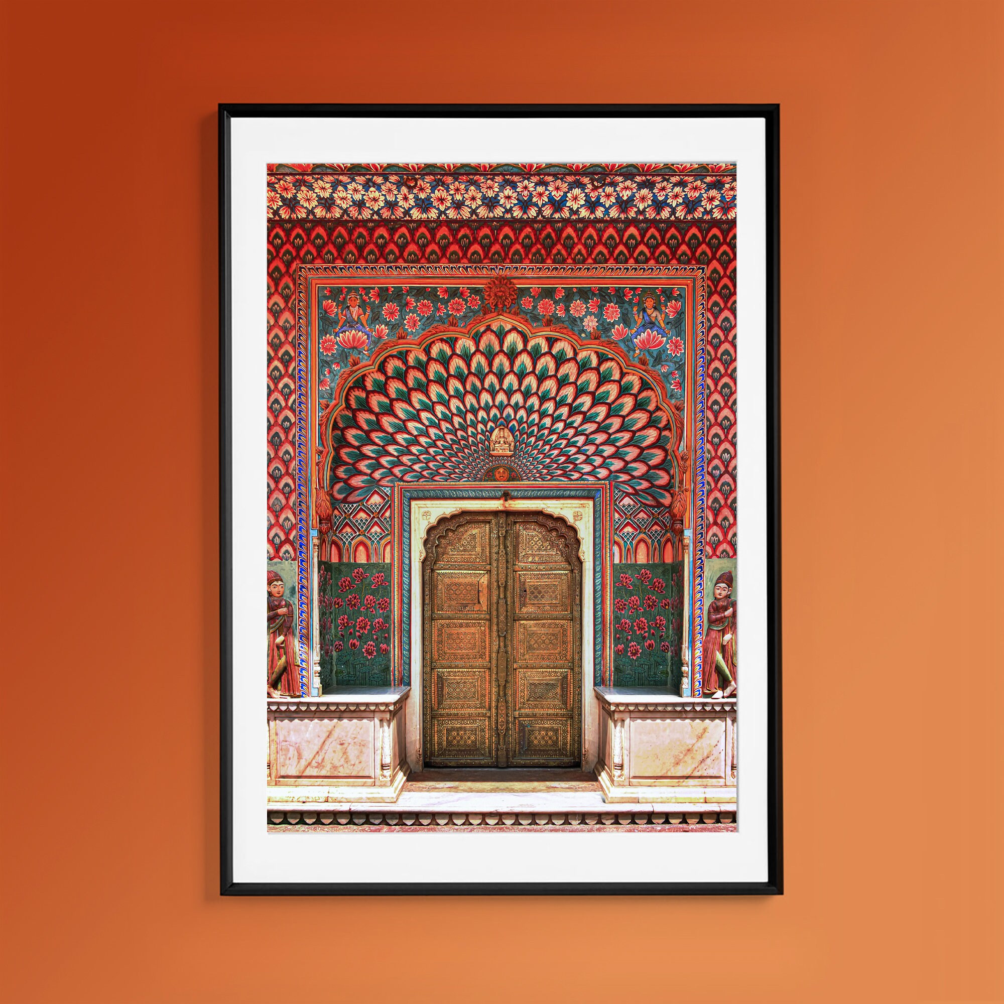 Lotus Gate Photograph // Jaipur Palace // Jaipur // Rajasthan | Etsy UK