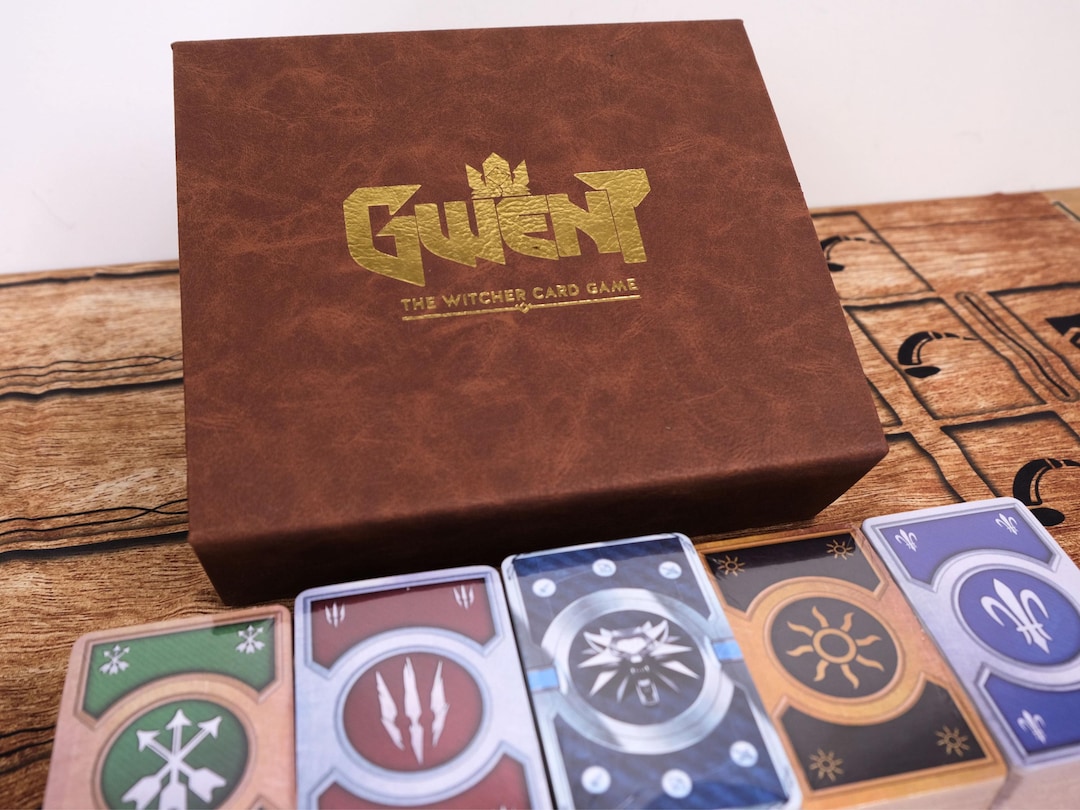 Gwent Cards 527 Cards With Luxury Leather Case All 5 Decks Playmat and ...