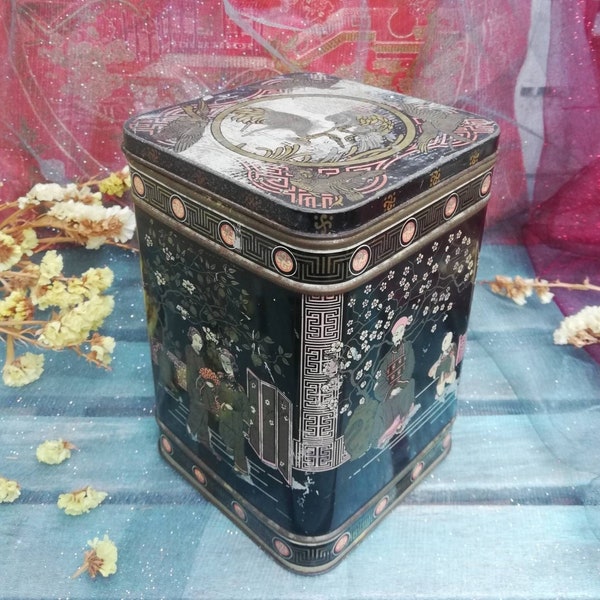 Chinese Tea Tin Box - Etsy