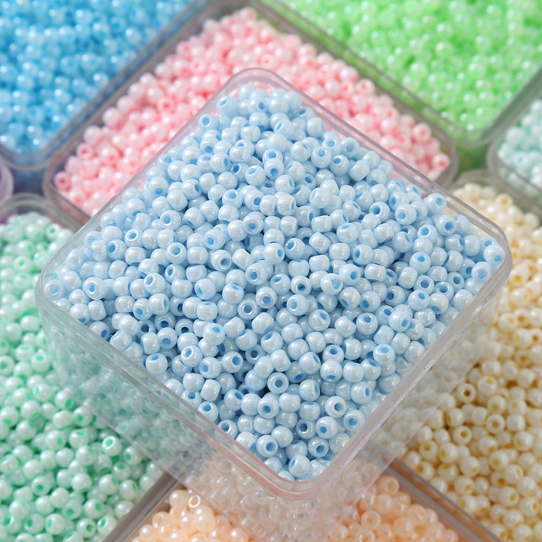 4mm Cream Color Seed Beads 6/0,high Quality Seed Beads in Creamy Colors ...