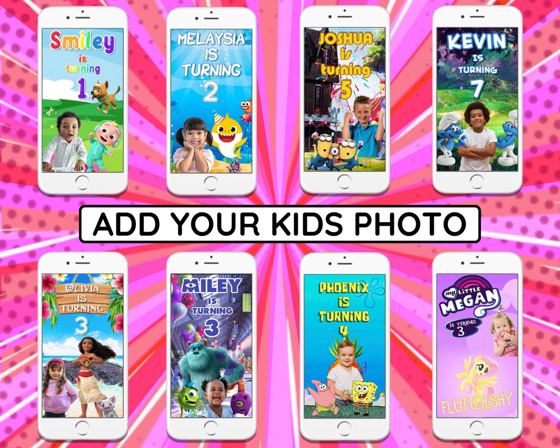 Little Mermaid Invitation, Mermaid Birthday Party, Mermaid Video ...