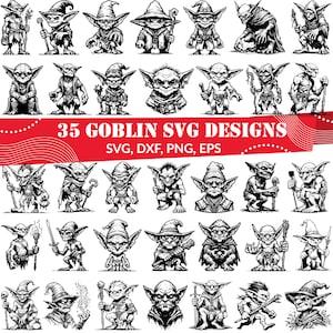 Goblin SVG Bundle, Goblin Dxf, Goblin Png, Goblin Vector, Goblin ...