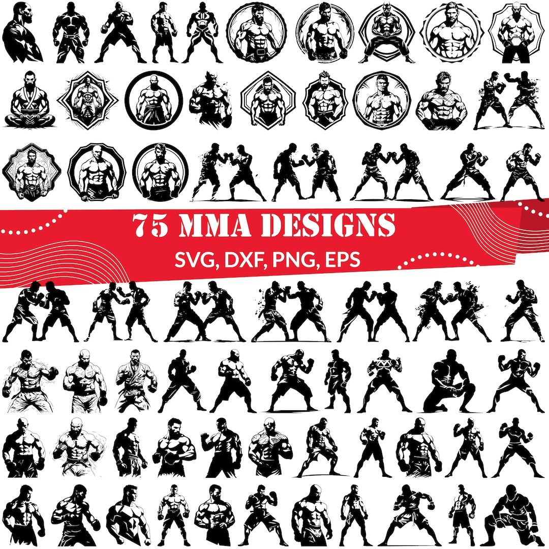 MMA SVG Bundle, Mma Dxf, Mma Png, Mma Eps, Mma Vector, Mma Cut Files ...