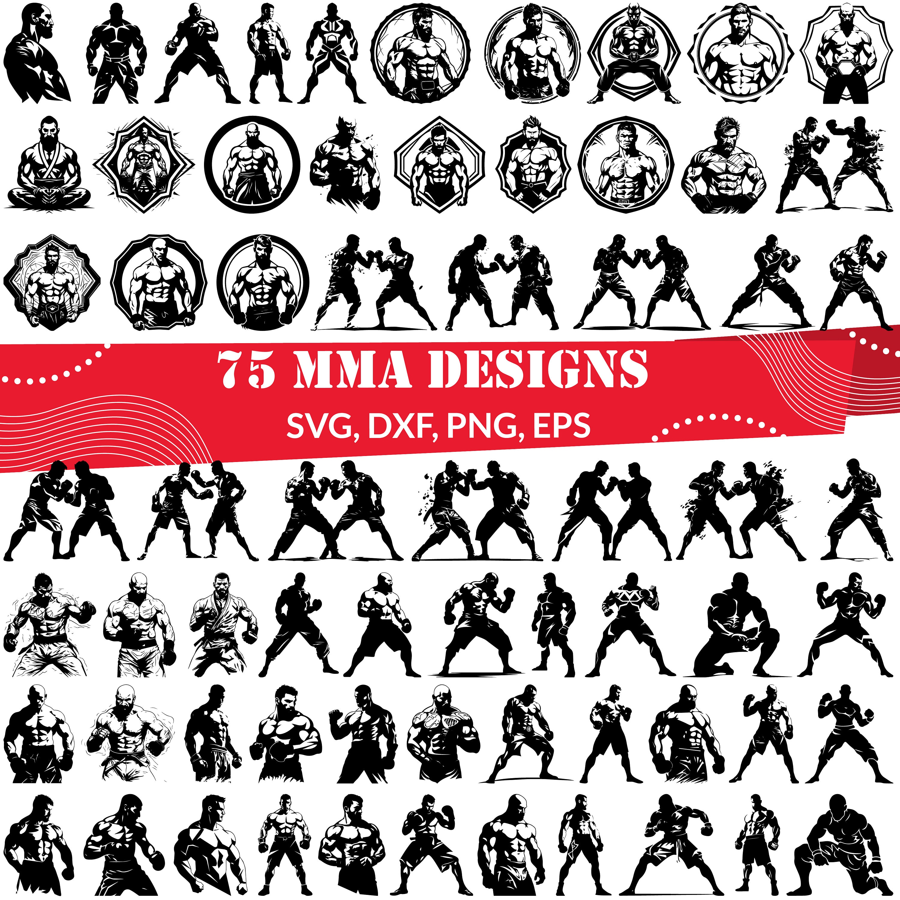 MMA SVG-Bundle, Mma dxf, Mma png, Mma eps, Mma Vektor, Mma ...