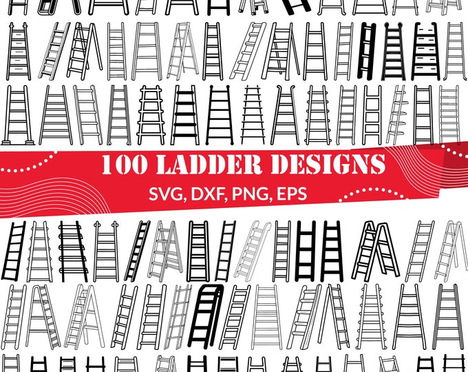 Ladder Svg Ladder Cricut Svg Ladder Clipart Ladder Vector Svg Ladder ...