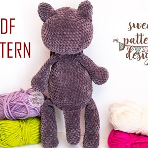 Amigurumi Big Cat Crochet Pattern Amigurumi Cat Cat Pattern - Etsy