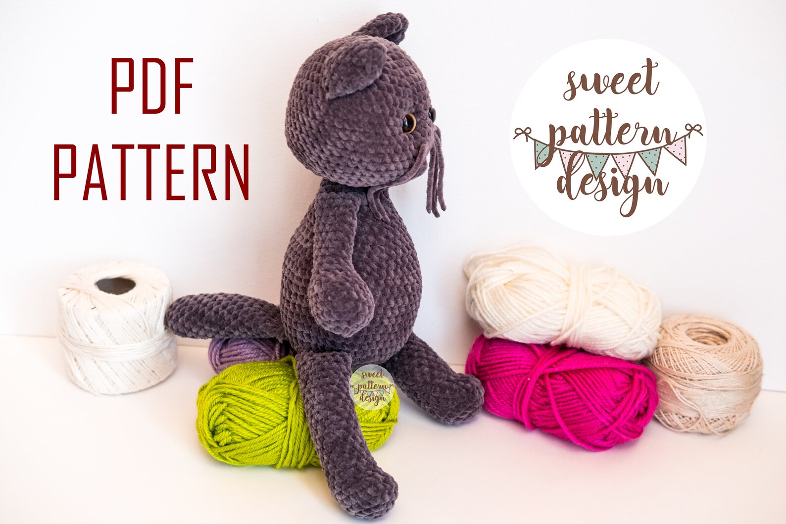 Amigurumi Big Cat Crochet Pattern Amigurumi Cat Cat Pattern - Etsy