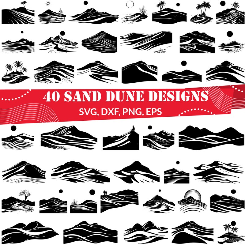 Dunes Svg - Etsy