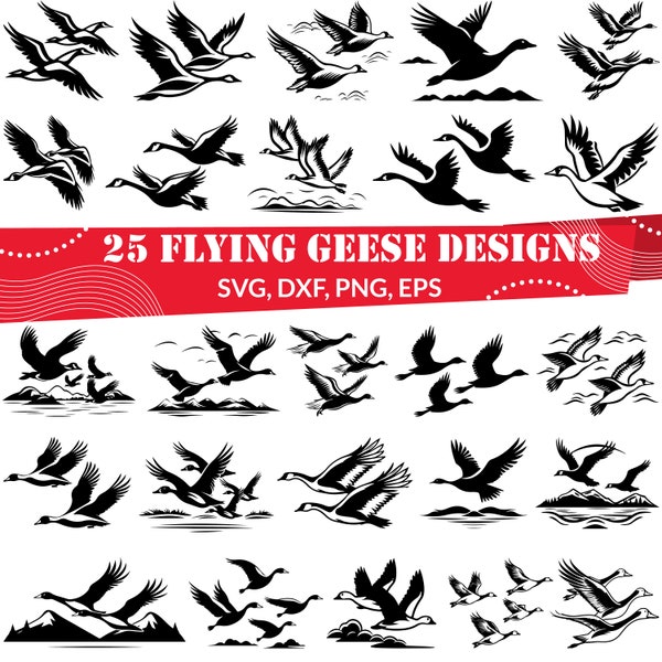 Geese Hunting Svg - Etsy